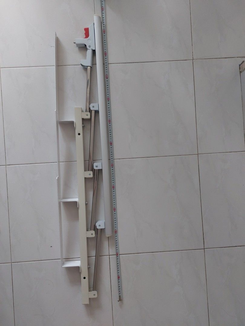 Removable collapsible bed hand rail, Health & Nutrition, Assistive ...