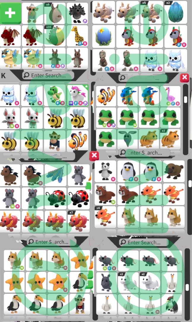 Roblox Adopt Me Rich Inventory (Giraffe, Mega Neon Unicorn, Legendaries ...