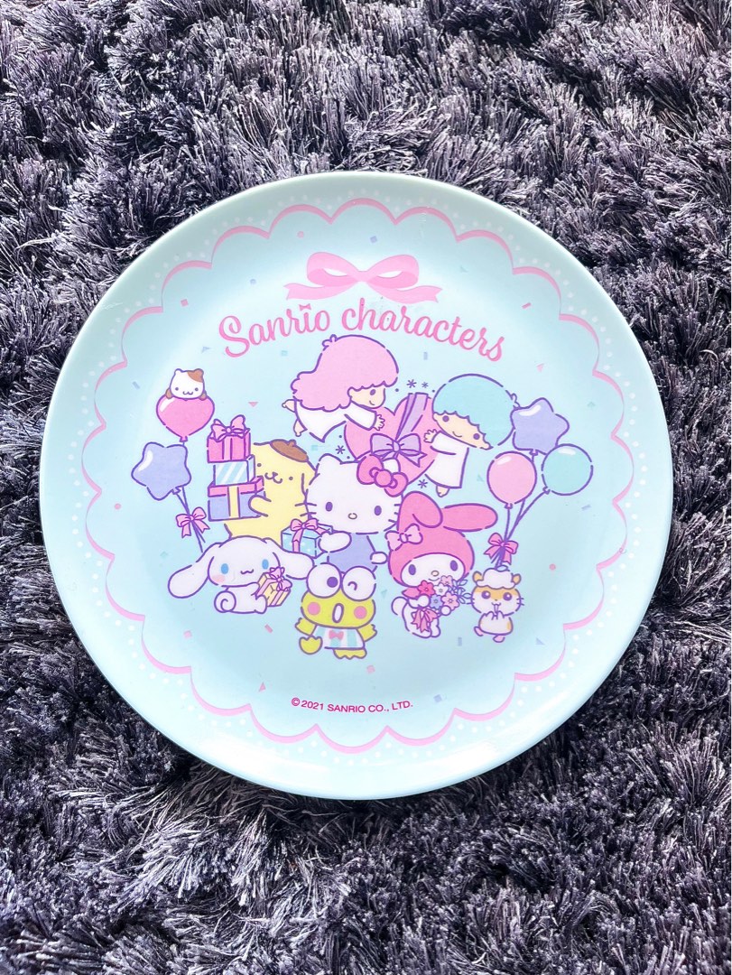 Sanrio Character Melamine Plate, Hobbies & Toys, Collectibles ...