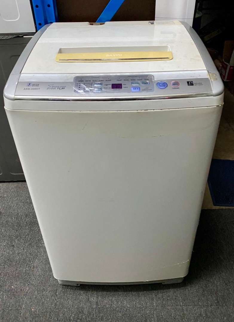 Sanyo Washing Machine 8Kg (ASW-A95HT), TV & Home Appliances, Washing ...