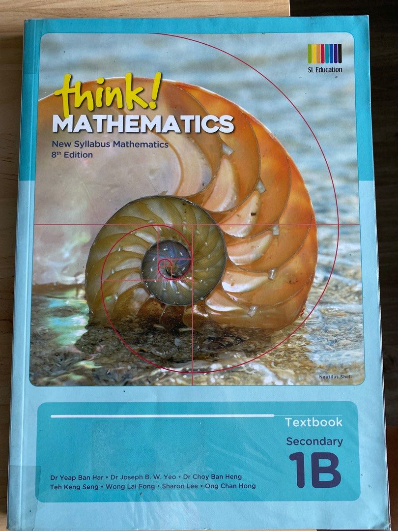 Sec 1 Think Maths Textbook, Hobbies & Toys, Books & Magazines ...