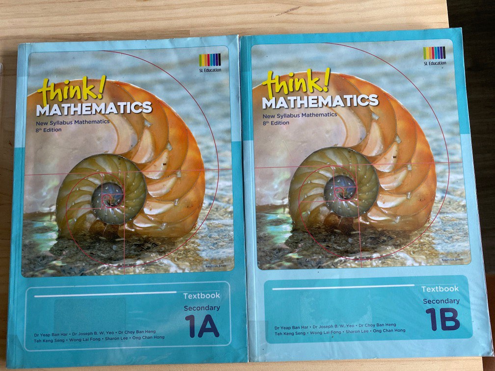 Sec 1 Think Maths Textbook, Hobbies & Toys, Books & Magazines ...