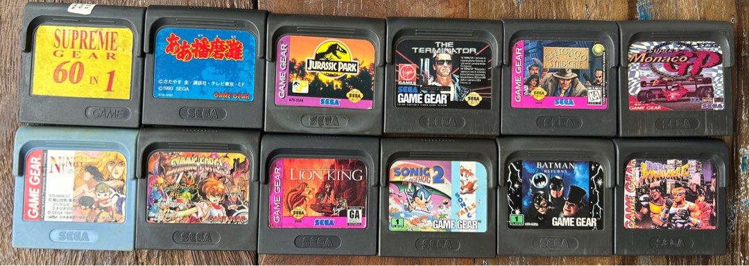 Sega Game Gear games, Video Gaming, Video Games, Others on Carousell