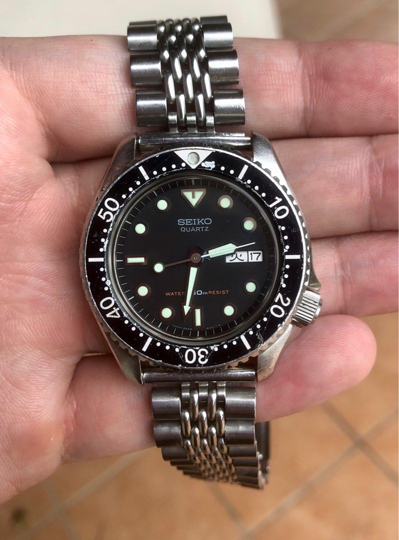 seiko diver 6458 jdm kanji, Luxury, Watches on Carousell