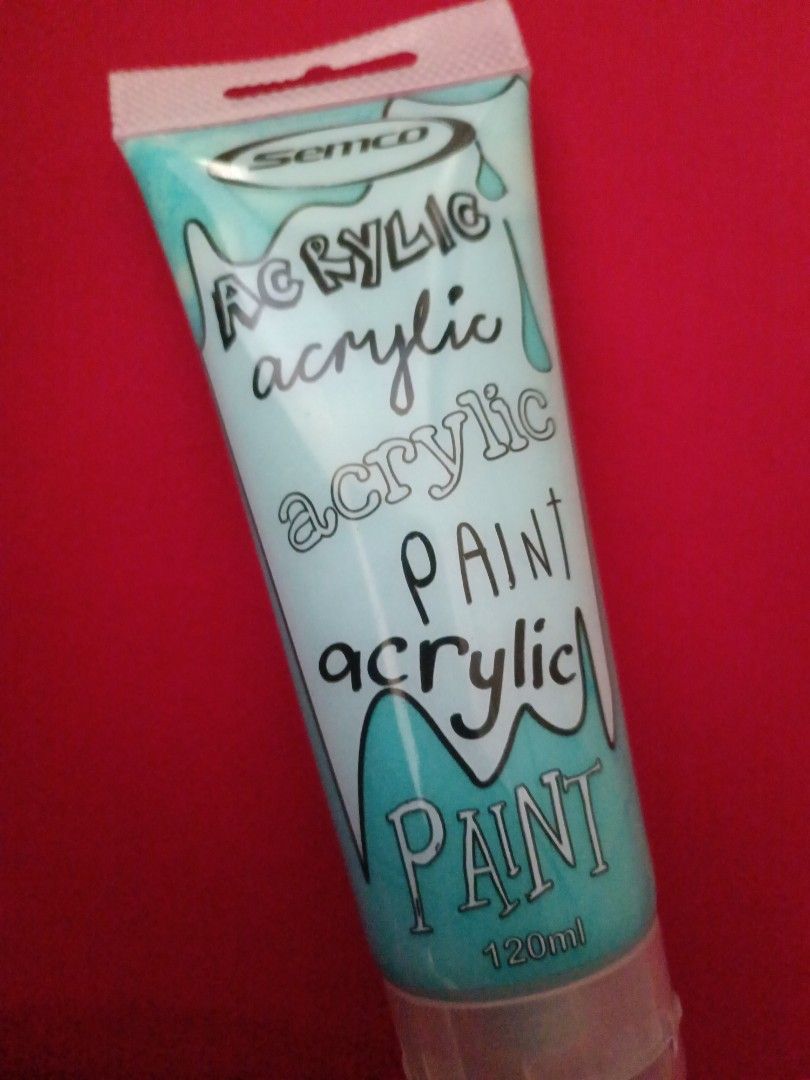 semco acrylic paint in tiffany colour 120ml, Hobbies & Toys, Stationery ...