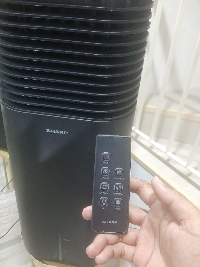 Sharp air cooler 20L, TV & Home Appliances, Air Conditioners & Heating ...