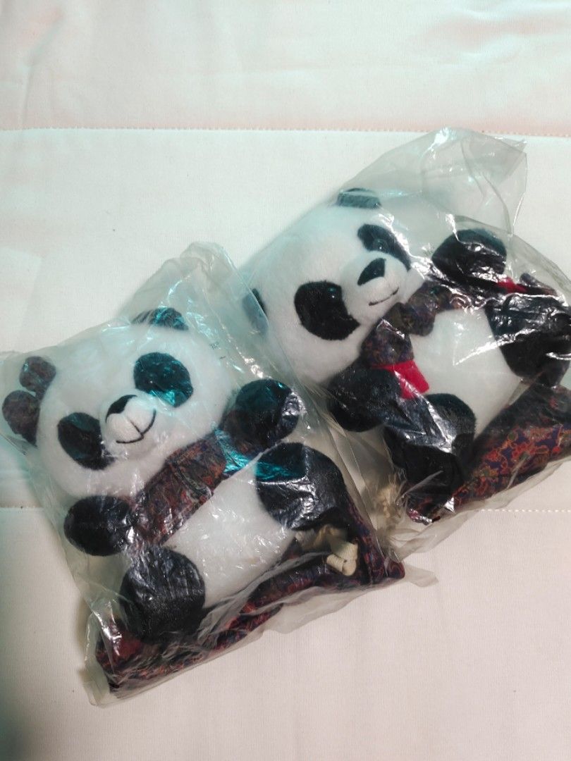 Singapore Airlines SIA Panda Bear Soft Toy, Hobbies & Toys, Toys ...