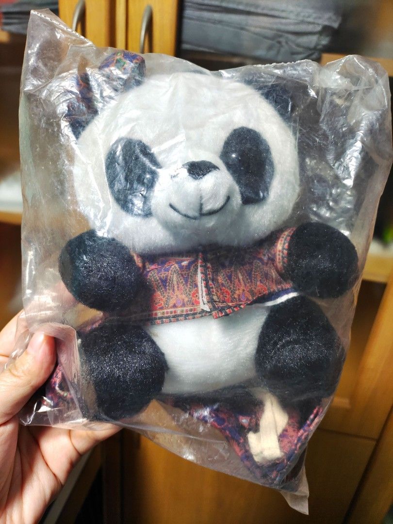 Singapore Airlines SIA Panda Bear Soft Toy, Hobbies & Toys, Toys ...