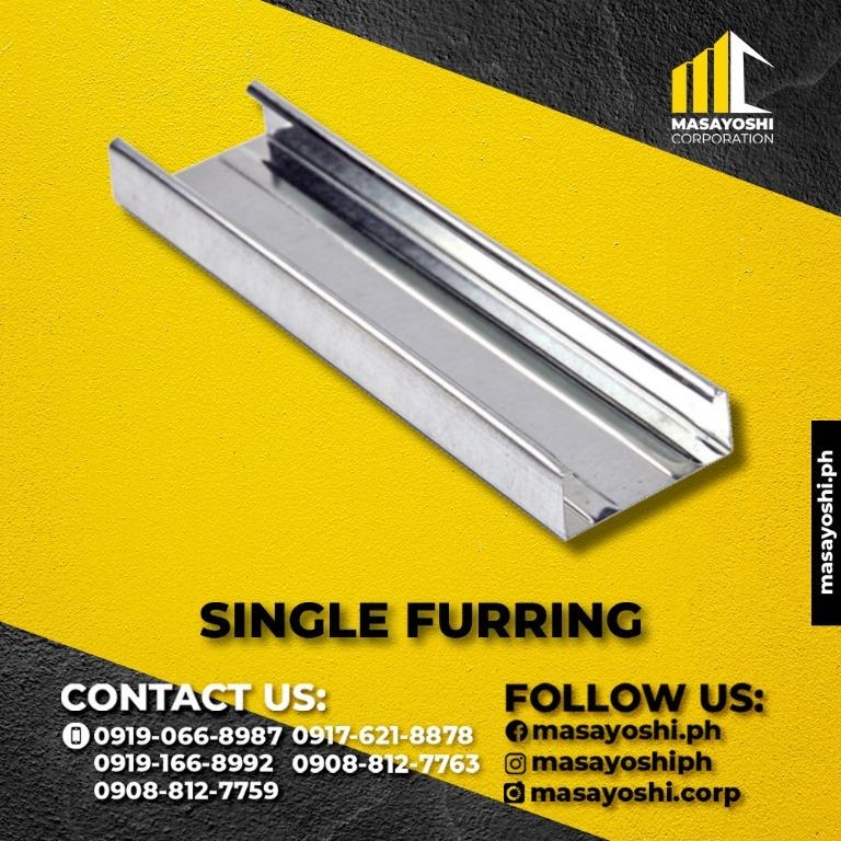 Single Furring | Furring | Light Metal Frames | Framing | False Ceiling ...