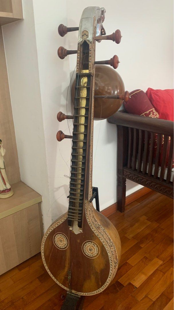 Sithar or Veena, Hobbies & Toys, Music & Media, Musical Instruments on ...