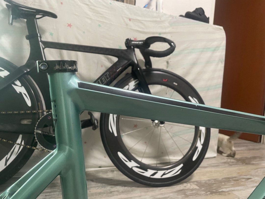 Skream Anodiz Celest fixie / track frameset, Sports Equipment, Bicycles ...