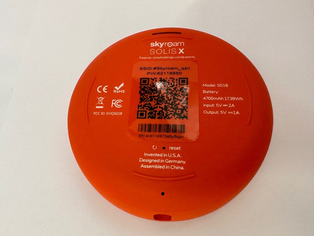Skyroam Solis X WIFI Smartspot, Computers & Tech, Parts & Accessories, Networking on Carousell