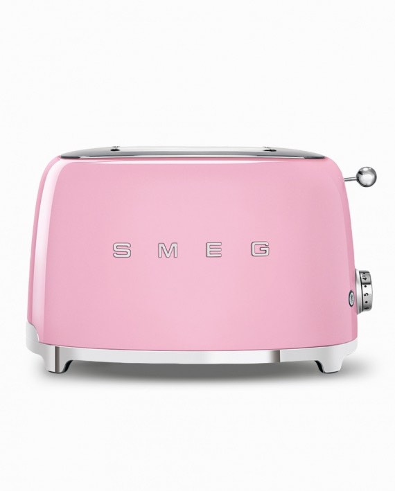 Smeg Pink 2-Slice Toaster, Furniture & Home Living, Kitchenware ...