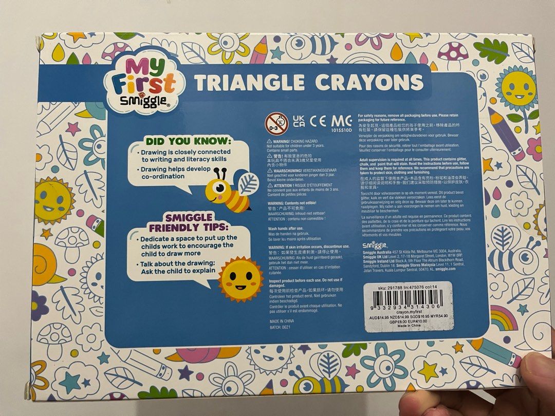 Smiggle crayon, Toys & Collectibles, Mainan di Carousell