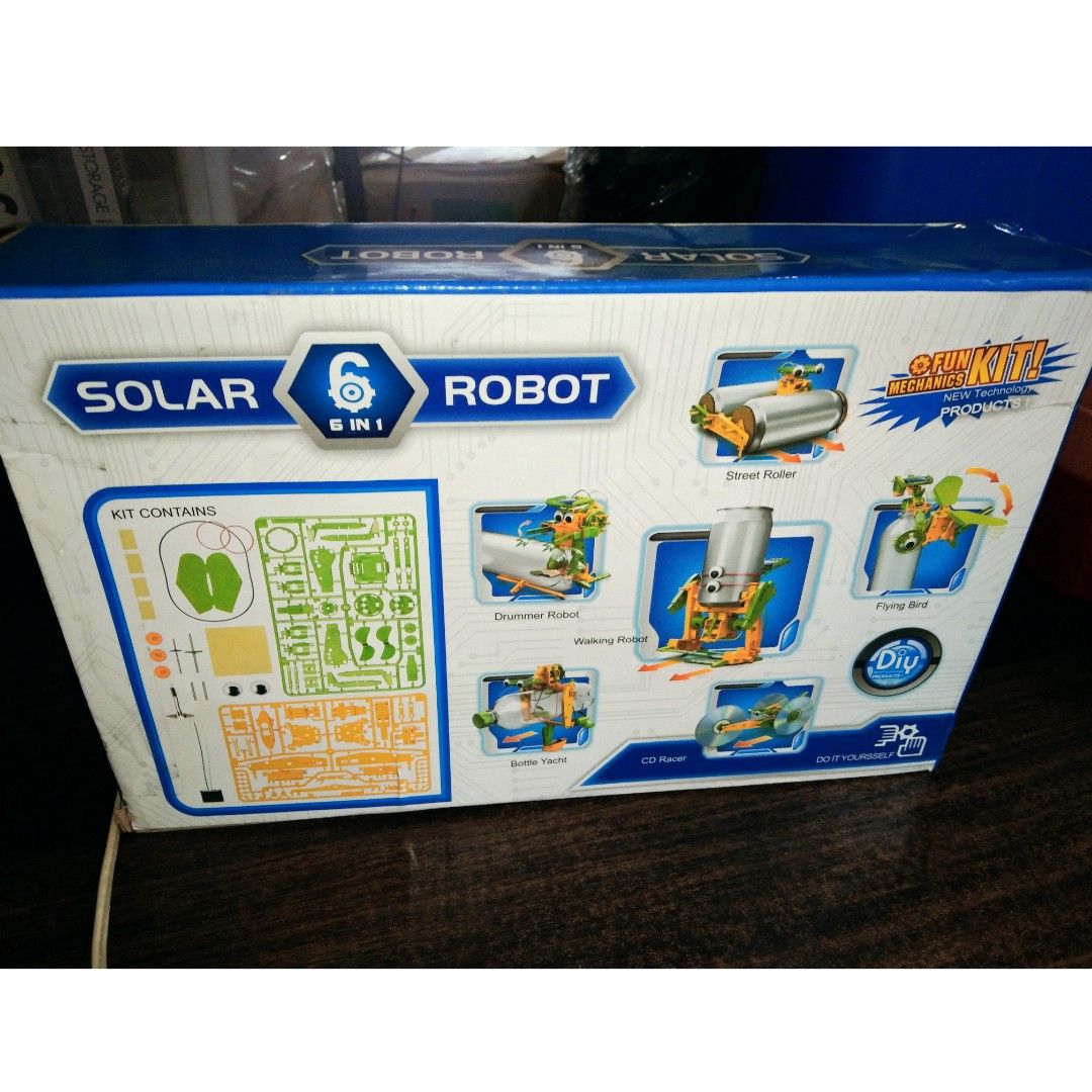 Solar 6in1 Robot, Hobbies & Toys, Toys & Games on Carousell