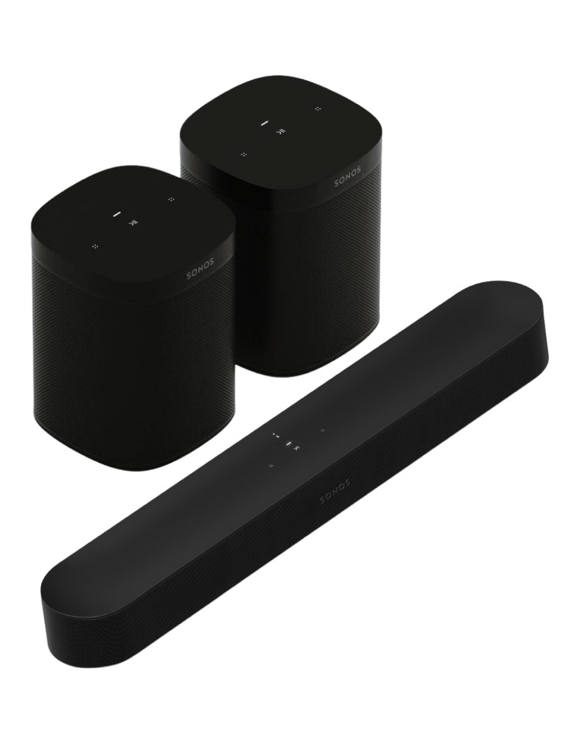 Sonos Beam gen 1 and two Sonos SL One, Audio, Soundbars, Speakers ...