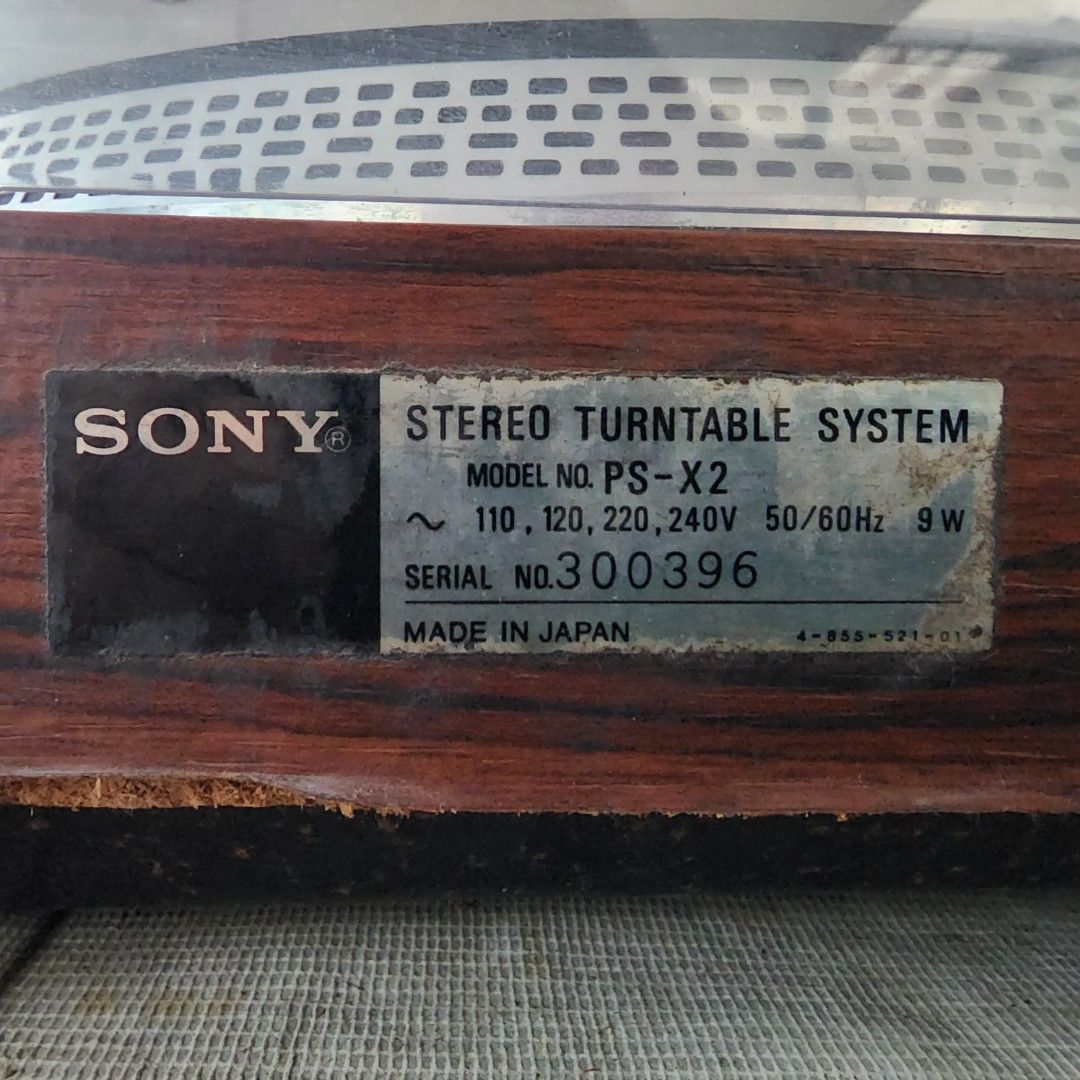 Sony Stereo Turntable System, Audio, Other Audio Equipment on Carousell