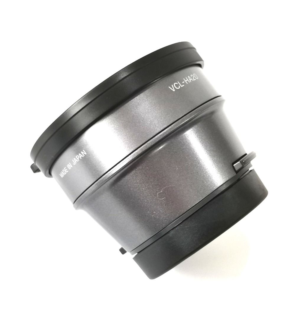 Sony VCL-HA20 2X Telephoto Conversion Lens Optical Glass for Handycam camcorder and DSLR cameras ...