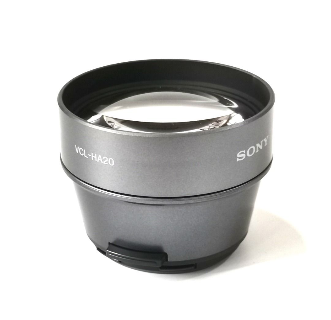 Sony VCL-HA20 2X Telephoto Conversion Lens Optical Glass for Handycam camcorder and DSLR cameras ...