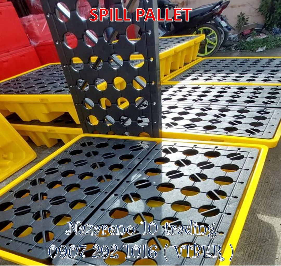 Spill pallet spill kit pallet 12, Commercial & Industrial, Construction ...
