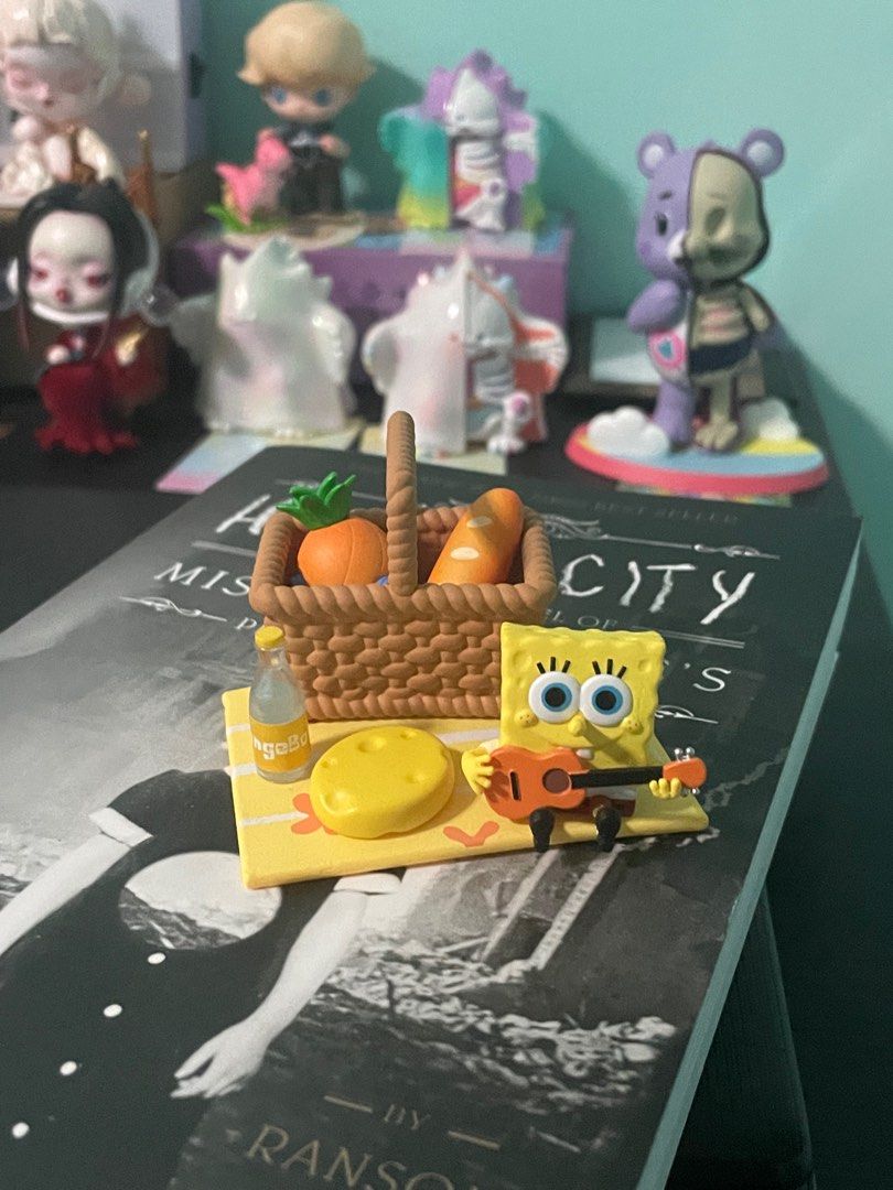 spongebob squarepants popmart picnic basket, Hobbies & Toys, Toys ...
