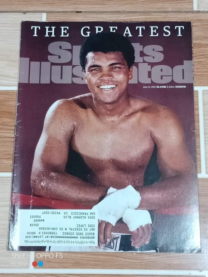 SPORTS ILLUSTRATED MAGAZINE THE GREAT MUHAMMED ALI ON THE COVER ...