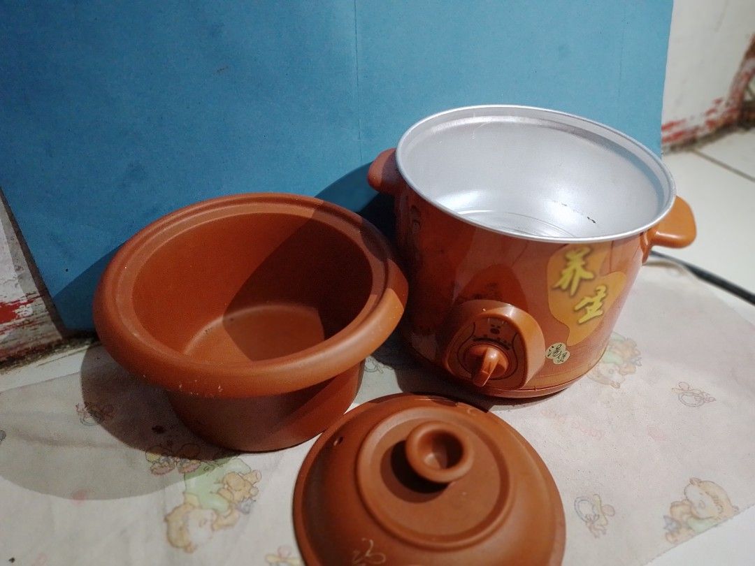 Steamer dan Slow Cooker Tanah Liat Jiash Clay Pot 1 liter, Babies ...