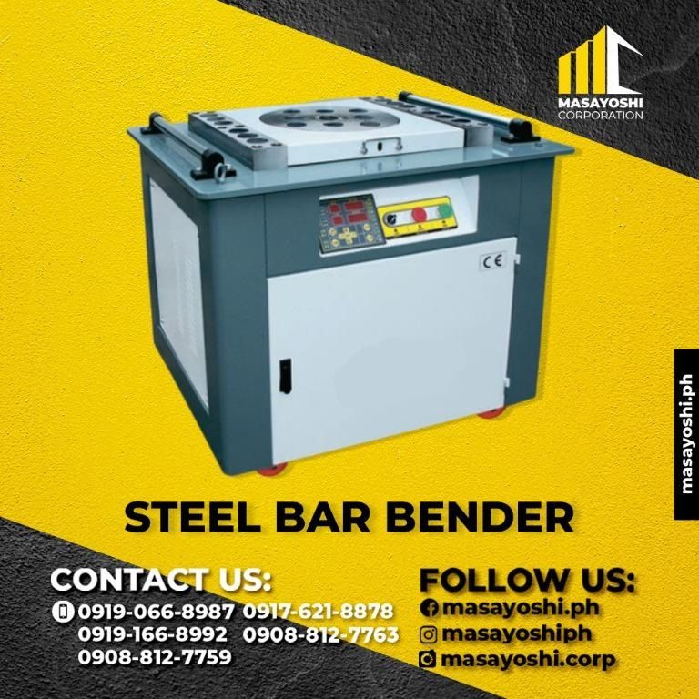 Steel Bar Bender GW50 | Corrugated Bar Bender | Bending Machine | Bar ...