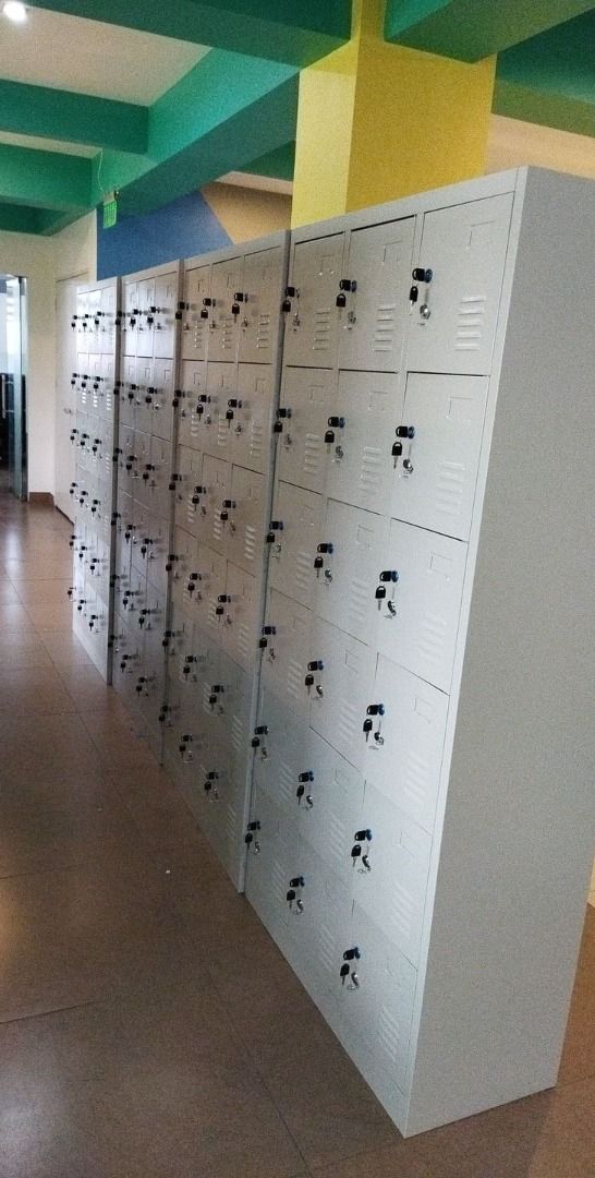 STEEL LOCKER CABINET l 18 DOOR l OFFICE FURNITURE, Furniture & Home ...