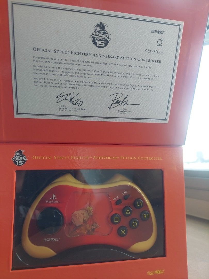 Street fighter 15th anniversary PS2 Controller Ken, Video Gaming ...