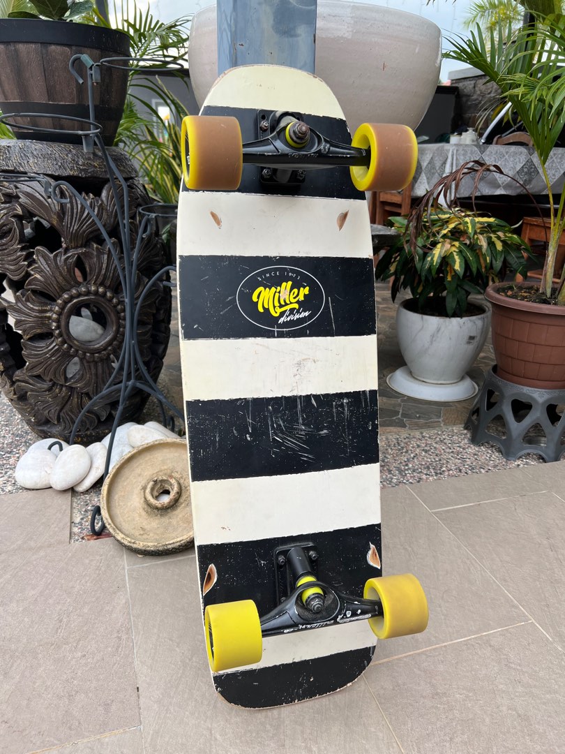 Surfskate MILLER DIVISION STRIPES, Sports Equipment, Sports & Games ...