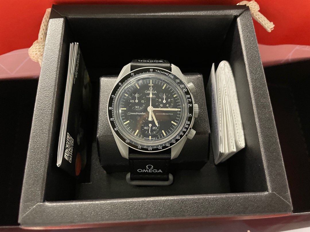 Swatch X Omega Moonwatch Mission to the Moon, Luxury, Watches on Carousell