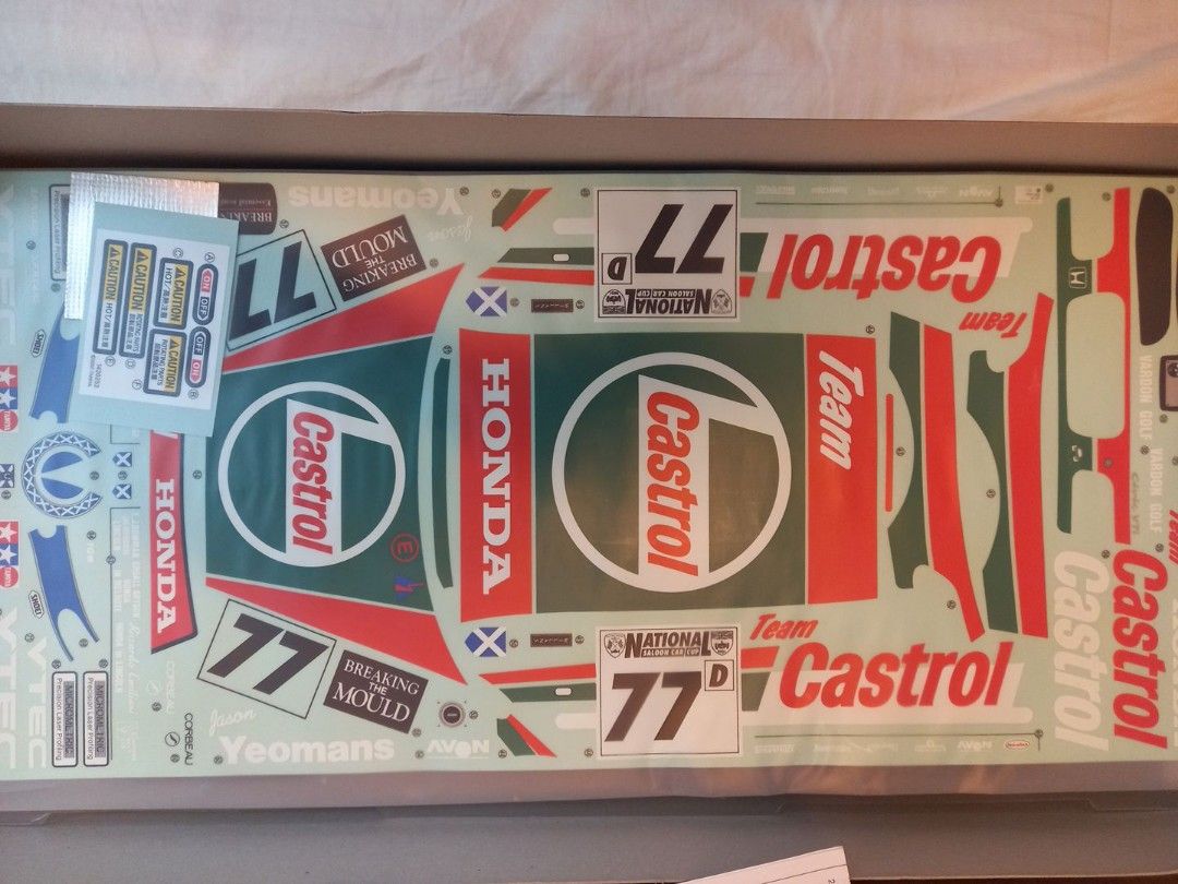 絕版田宮Tamiya 1/10 R/C Castrol Honda Civic VTi FWD FF03 Chassis, 興趣及遊戲, 玩具 ...