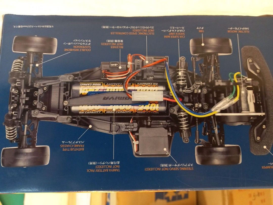 絕版田宮Tamiya 1/10 R/C Castrol Honda Civic VTi FWD FF03 Chassis, 興趣及遊戲, 玩具 ...