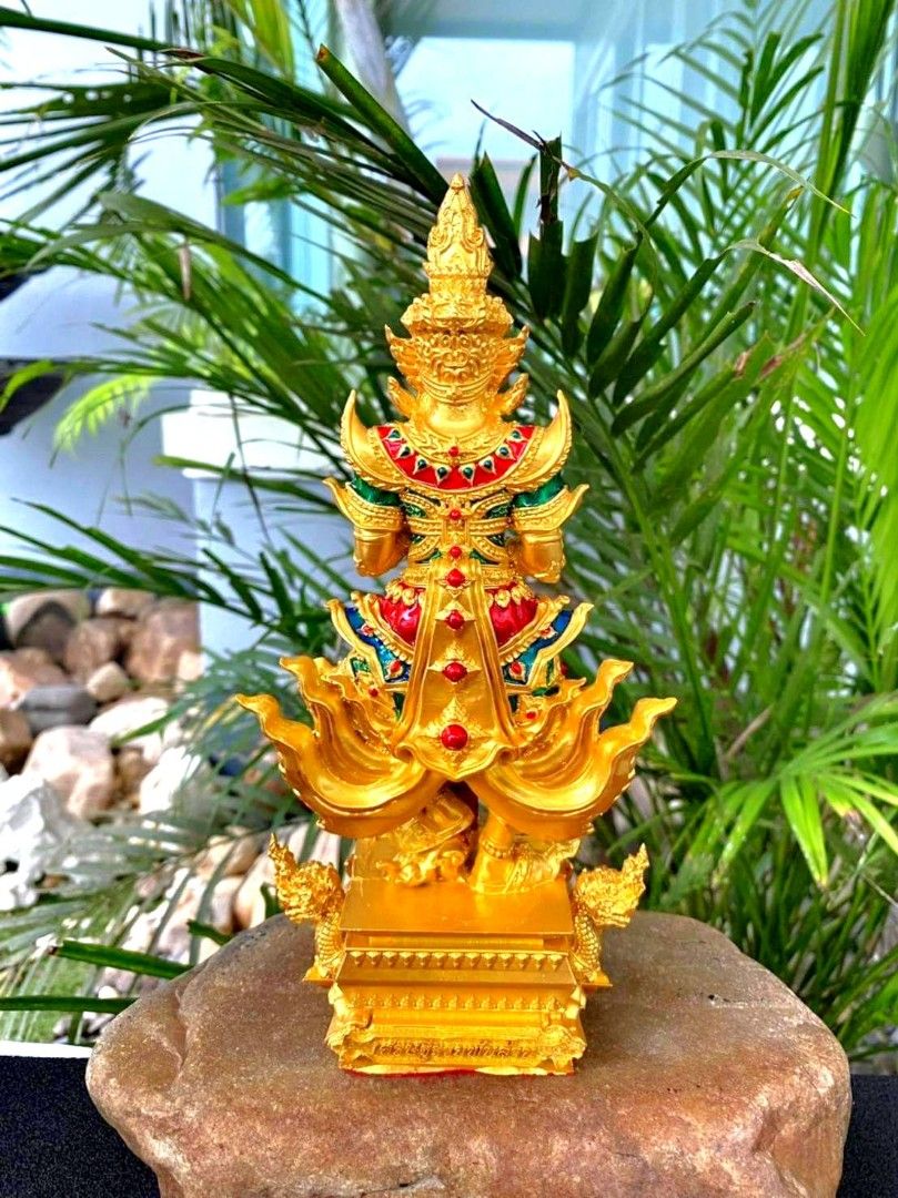 Taowesuwan Rahu Bucha Gold Longya 9 Inch Bucha, Hobbies & Toys ...