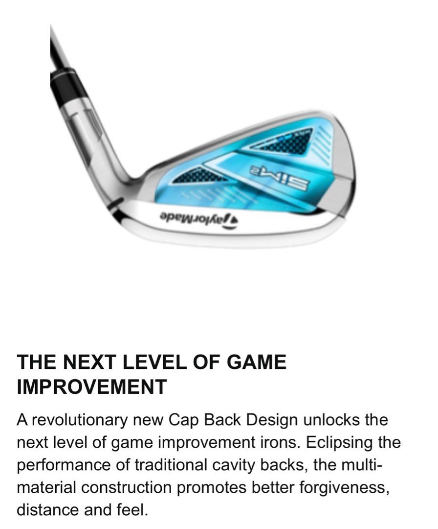 Taylormade Sim2 Max Ladies Iron Set, Sports Equipment, Sports & Games ...