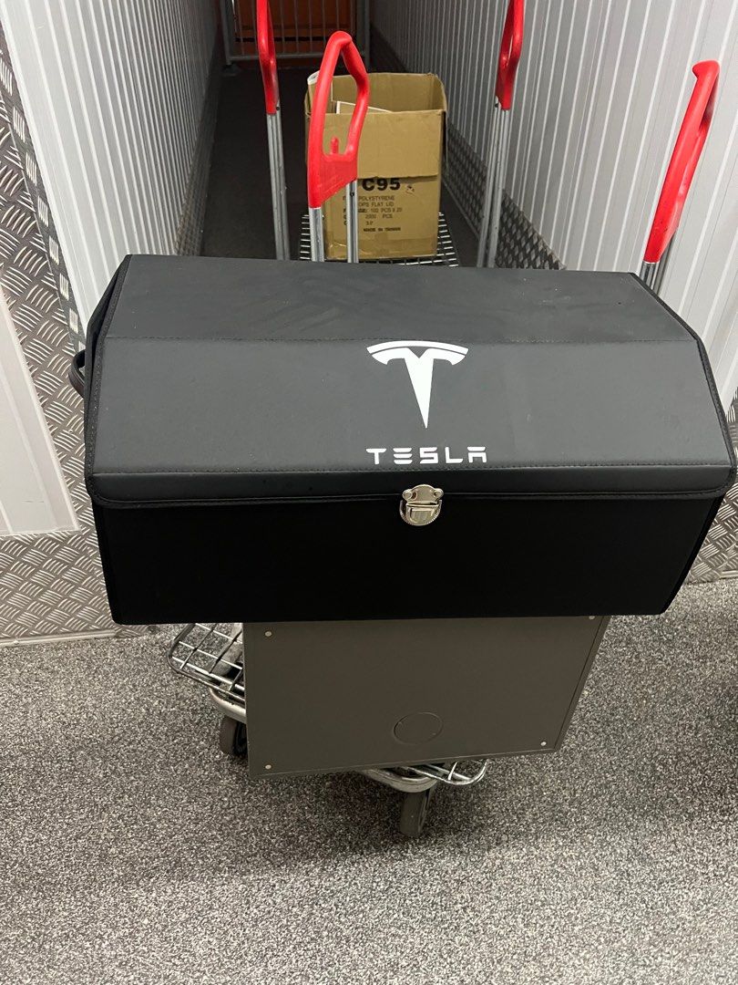 Tesla storage box, Furniture & Home Living, Home Improvement ...