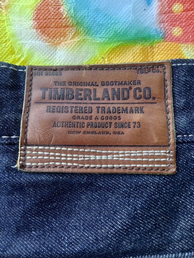 Timberland selvedge jeans, Men's Fashion, Bottoms, Jeans on Carousell
