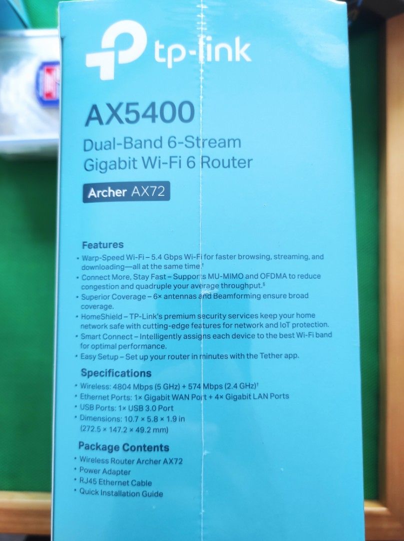 TP-Link Archer AX5400 Wifi 6 router, Computers & Tech, Parts ...