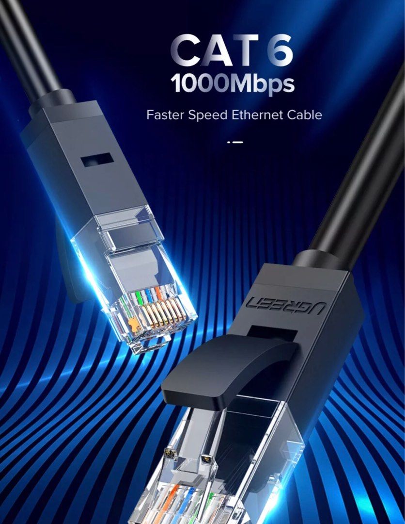 Ugreen Ethernet Cable Cat 6 New (COD Melaka), Computers & Tech, Parts ...