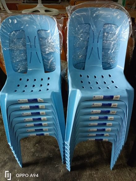 URATEX COLORED MONOBLOCK CHAIRS, Furniture & Home Living, Furniture ...