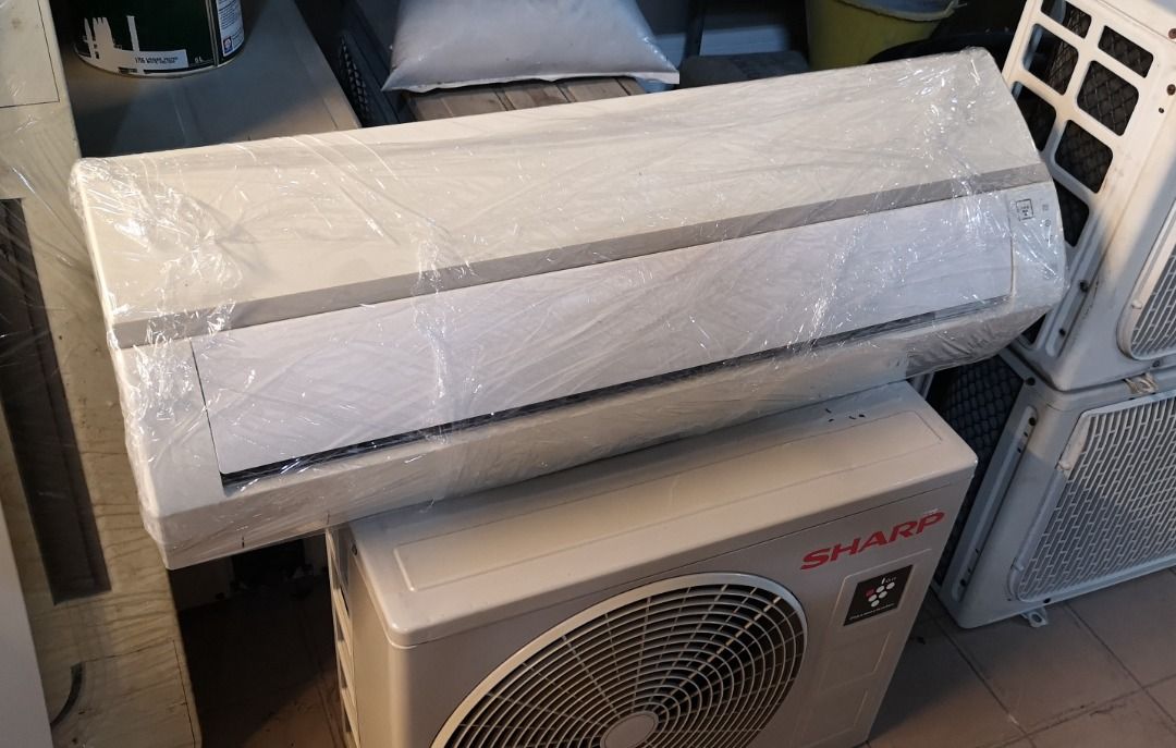 Used Sharp 1.0HP Wall Mounted Type R22 /Non-Inverter AC / No Included ...
