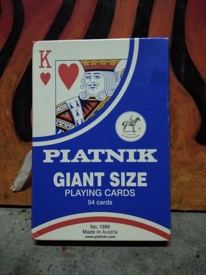 Vintage Austrian Piatnik Giant Size Playing Cards to, Hobbies & Toys ...