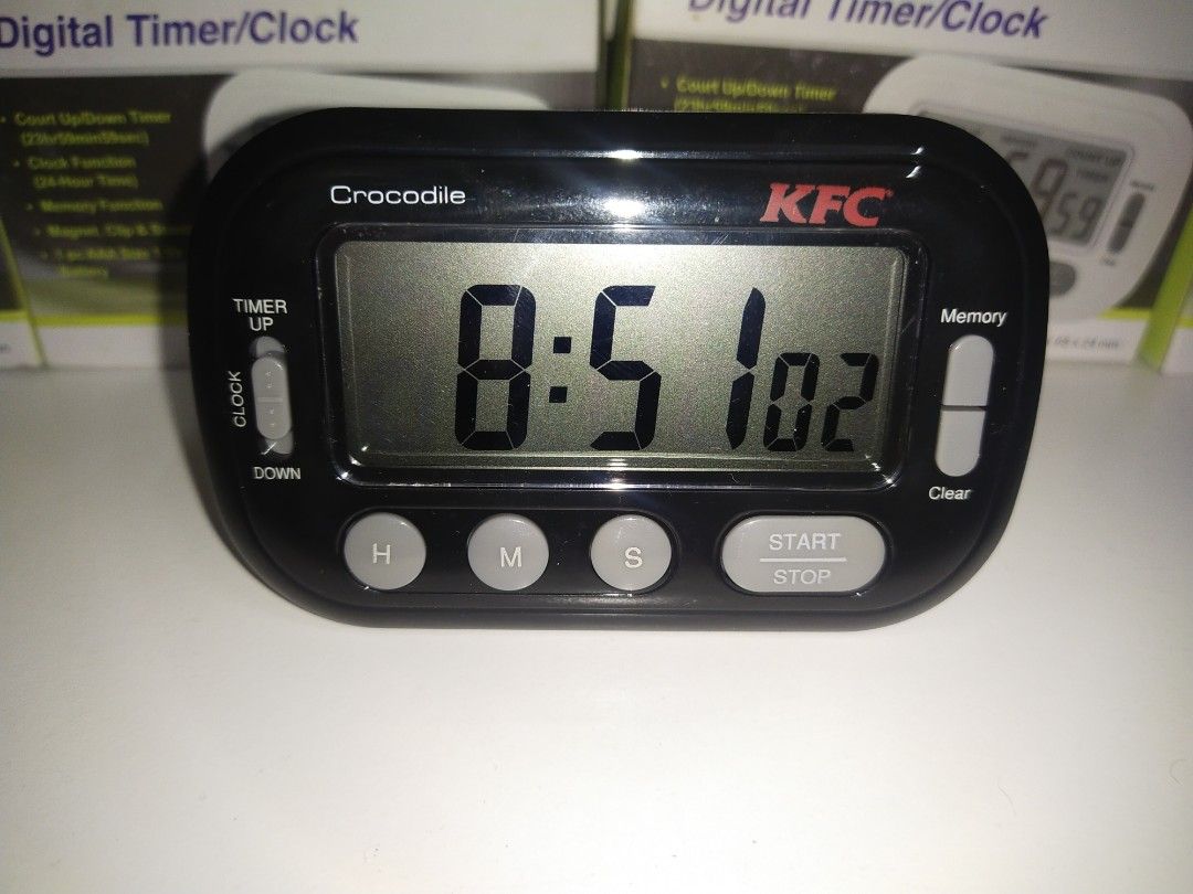 Vintage Jam KFC By Crocodile KFC Clock /Mcd Mcdonald, Hobbies & Toys ...