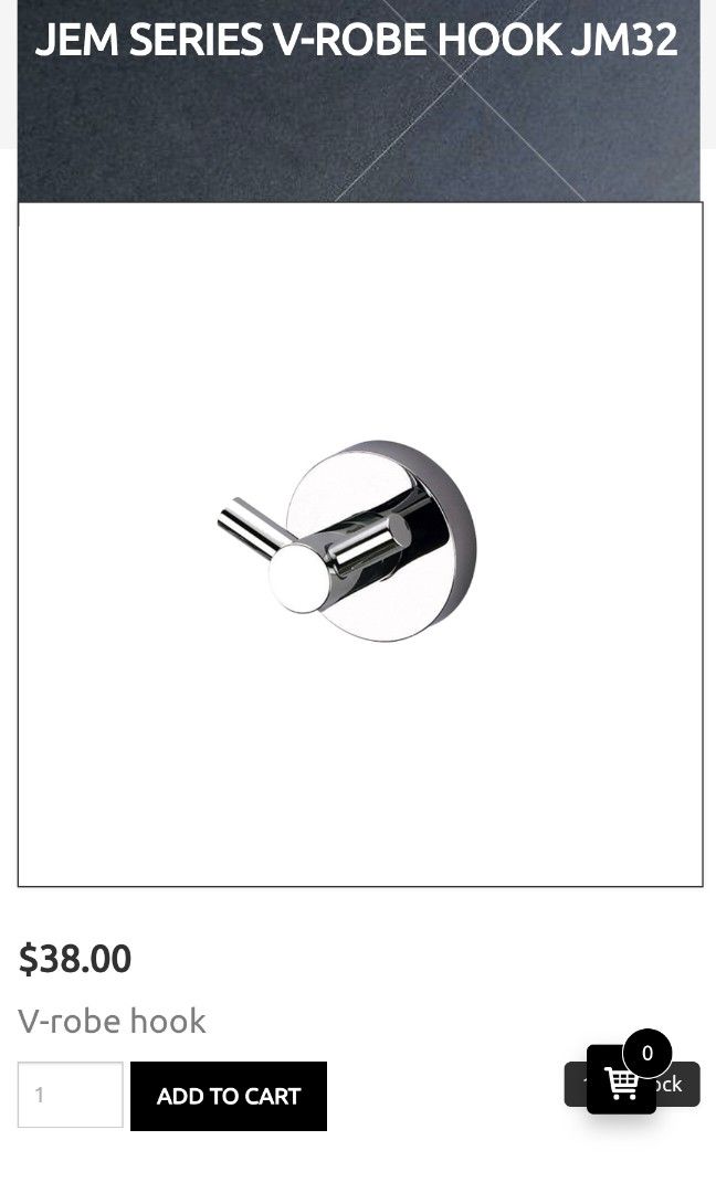 V-Robe Hook, Furniture & Home Living, Home Improvement & Organisation ...