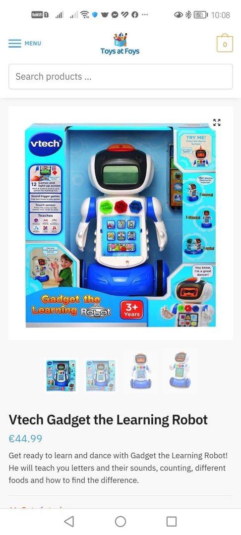 Vtech Gadget learning robot, Hobbies & Toys, Toys & Games on Carousell