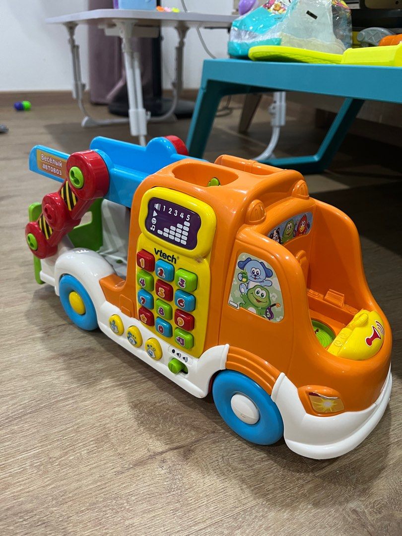 Vtech Toy Truck (non English), Babies & Kids, Infant Playtime on Carousell