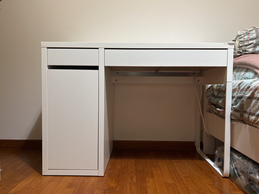 White study table, Furniture & Home Living, Furniture, Tables & Sets on ...