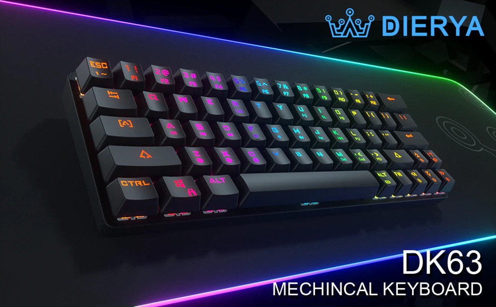 Wireless Bluetooth and Wireless Gaming Mechanical Keyboard With RGD ...