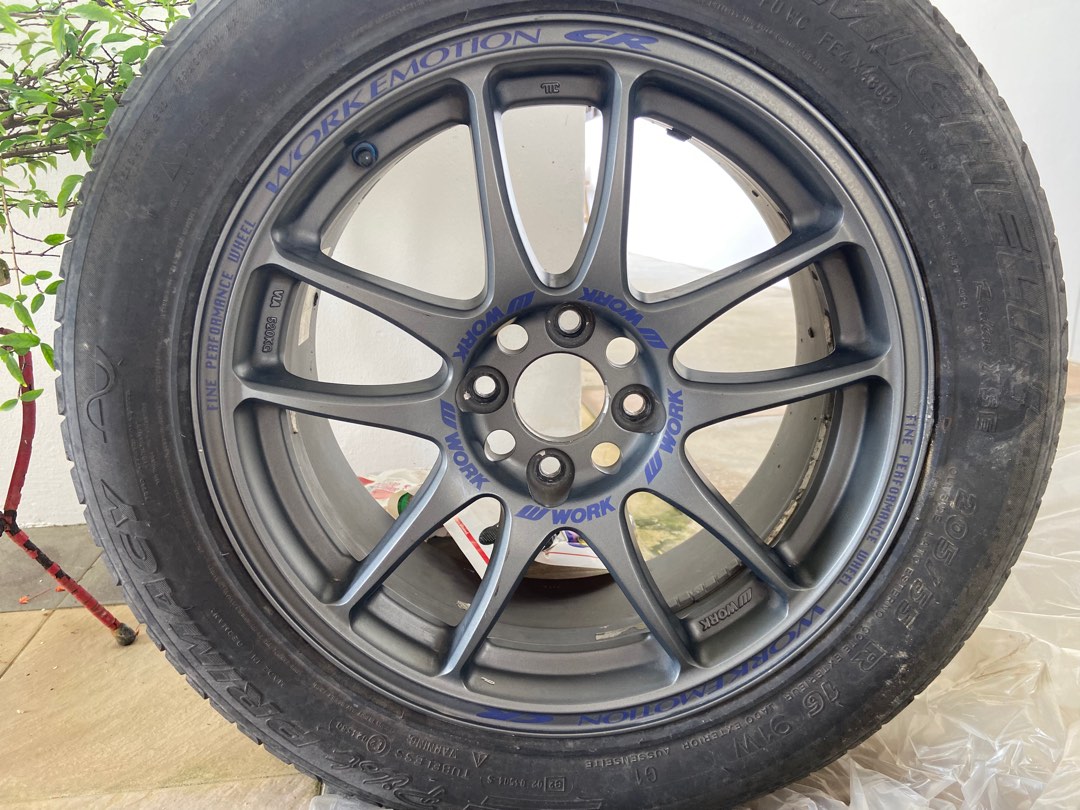 Work Emotion 16 inch, Car Accessories, Tyres & Rims on Carousell